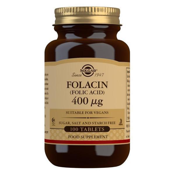 SOLGAR FOLNA KISELINA 400MCG 100 TABLETA