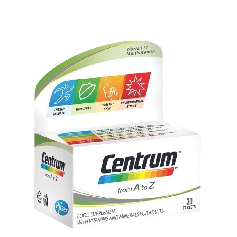 CENTRUM VITAMINI I MINERALI A-Z+LUTEIN