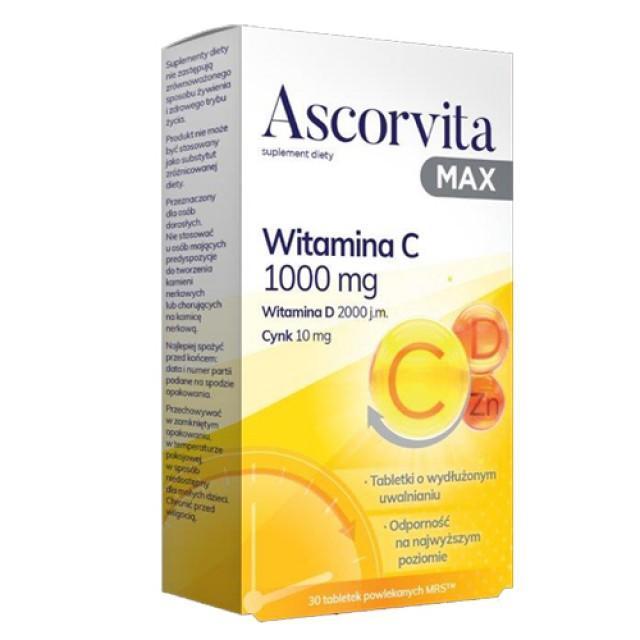 ASCORVITA MAX 30 TABLETA