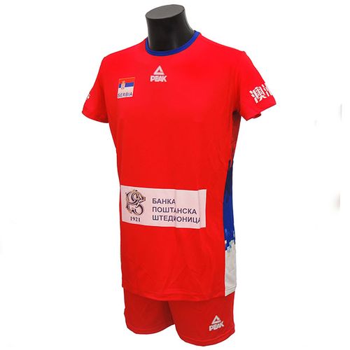 SB1806M-RED Peak Ts Dres Odbojkaska Reprezentacija Srbije Sb1806m-Red