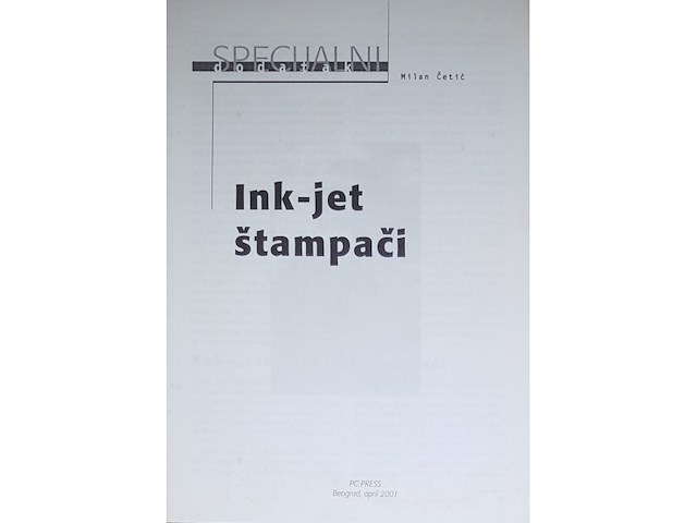Ink-Jet Štampači - Milan Četić