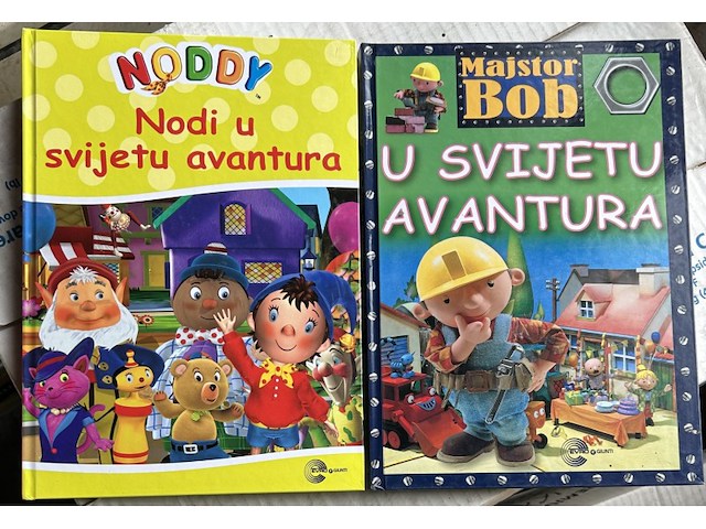 Nodi i Majstor Bob u svijetu avantura 2 knjige novooo