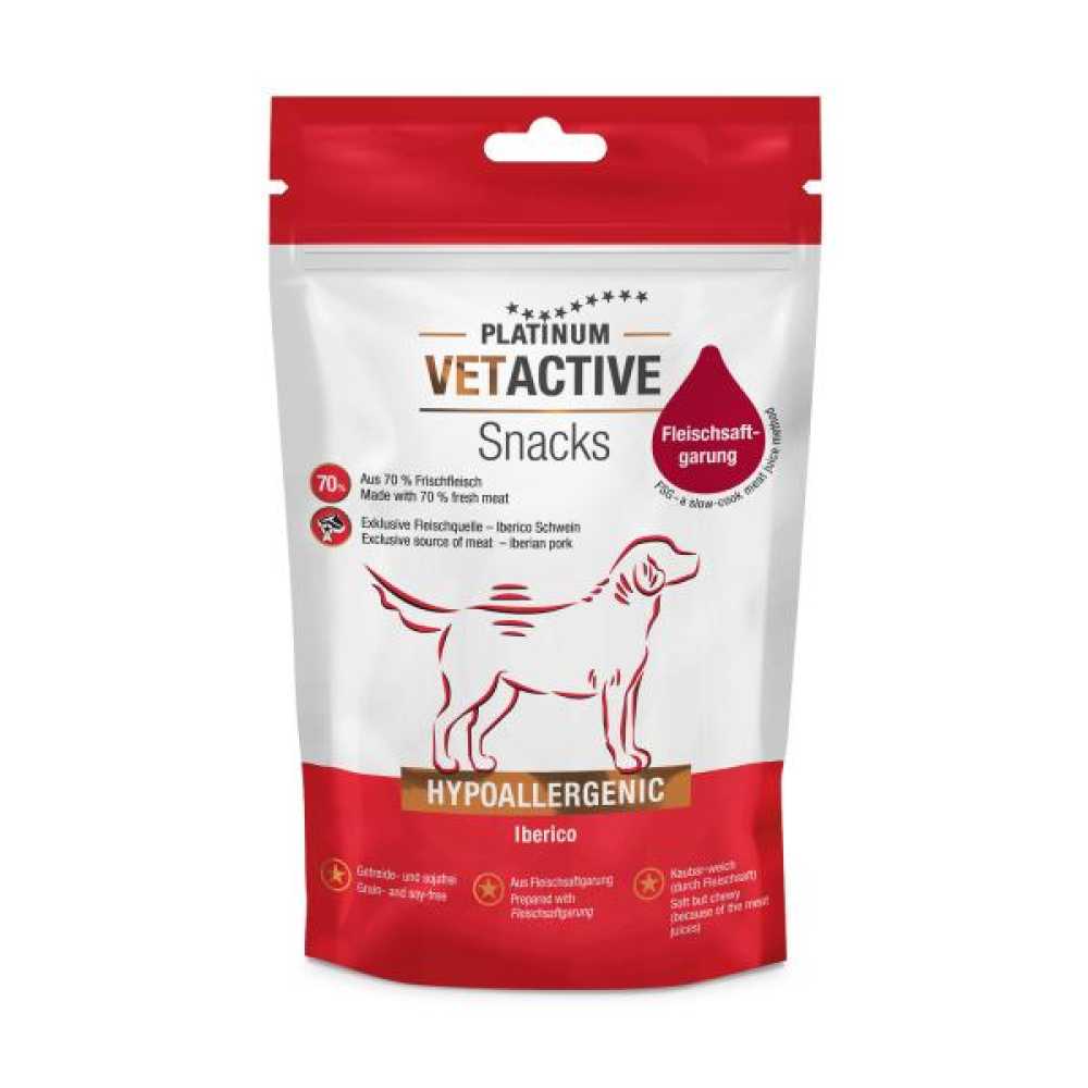 PLATINUM VetActive Snack Hypoallergenic Iberico 200g