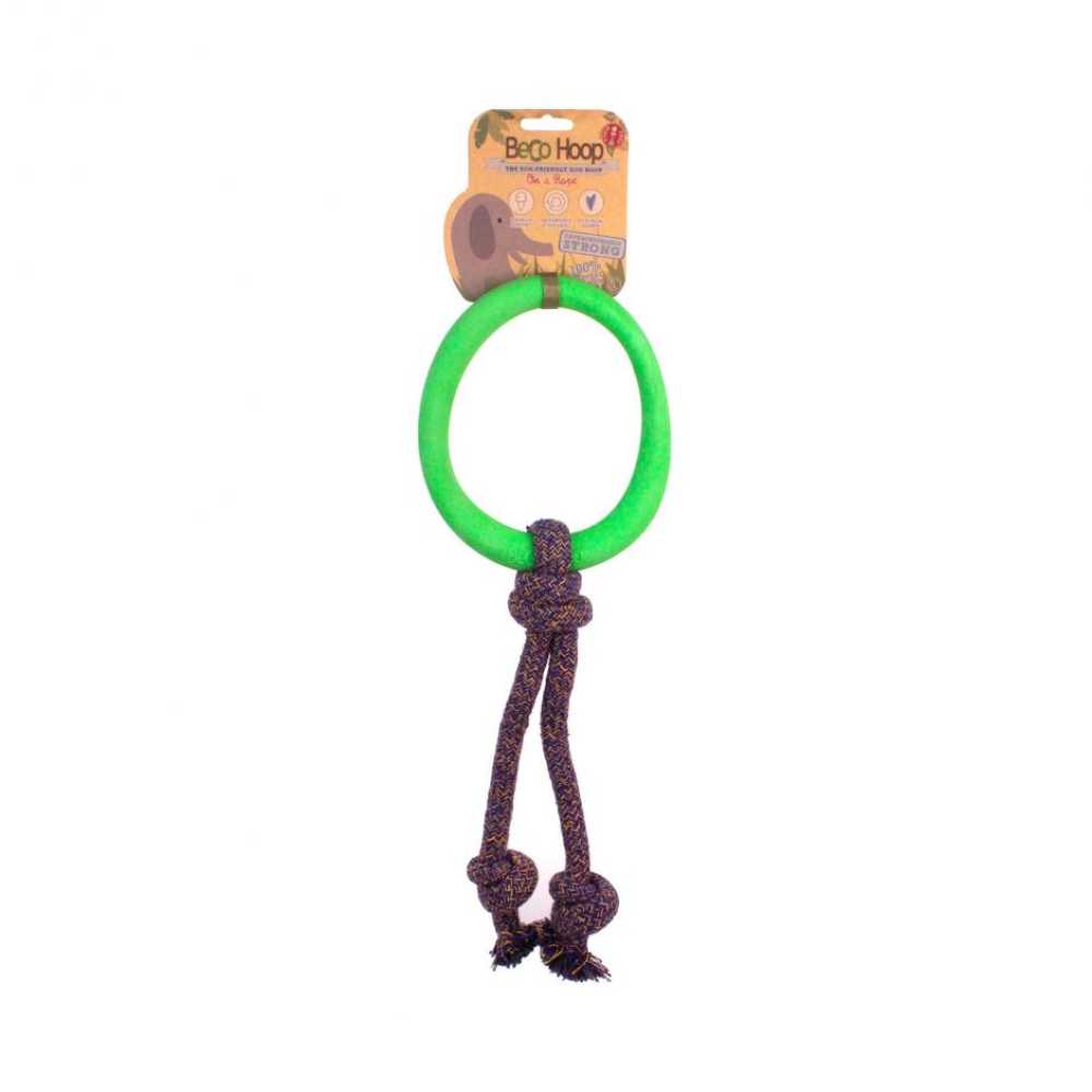 BECO Hoop on rope L Green 37cm