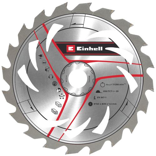 Einhell Pribor za kružne testere TCT Rezni list 165x20x1,6mm T20)