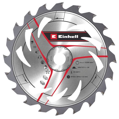 Einhell Pribor za kružne testere TCT Rezni list 150x16x1,6mm T20)