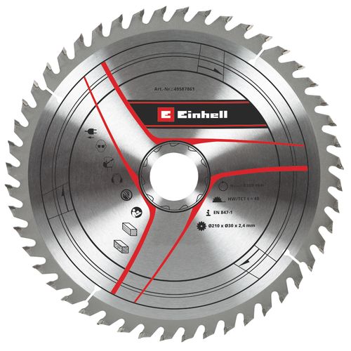 Einhell Pribor za stacionarne / preklopne testere TCT Rezni list 210x30x2,4 T48