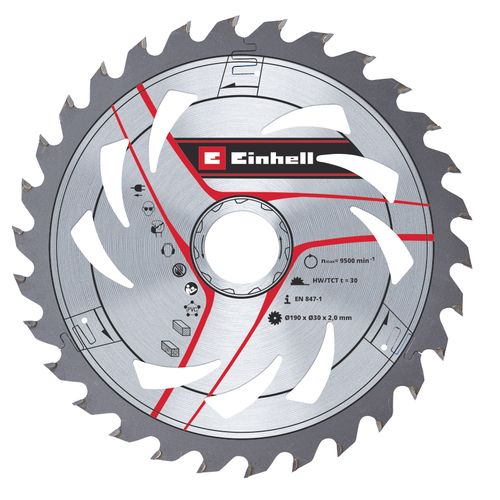 Einhell Pribor za kružne testere TCT Rezni list 190x30x1,8mm T30)