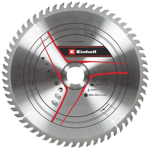 Einhell Pribor za stacionarne / preklopne testere TCT Rezni list 250x30x3,2 T60