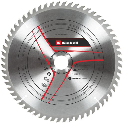 Einhell Pribor za stacionarne / preklopne testere TCT Rezni list 254x30x3,2 T60