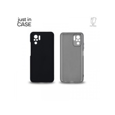 JUST IN CASE 2u1 Extra case MIX paket CRNI za Redmi Note 10s