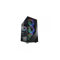 LC POWER MIDI TOWER Gaming 803B-ON Shaded X 2xUSB3.0/1x USB2.0 4xARGB fan 140mm