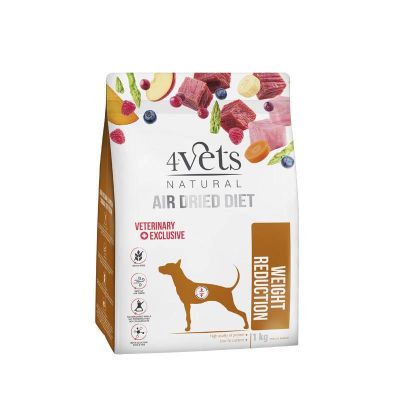 4Vets Natural Dog Sušena Veterinarska Dijeta Weight Reduction 1kg