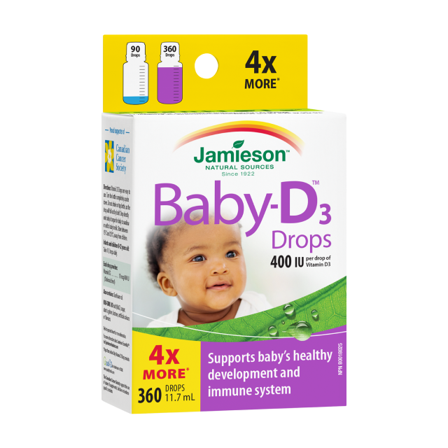 Jamieson Baby vitamin D kapi 400 IU 11,7ml