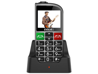 EVOLVEO EasyPhone FM silver