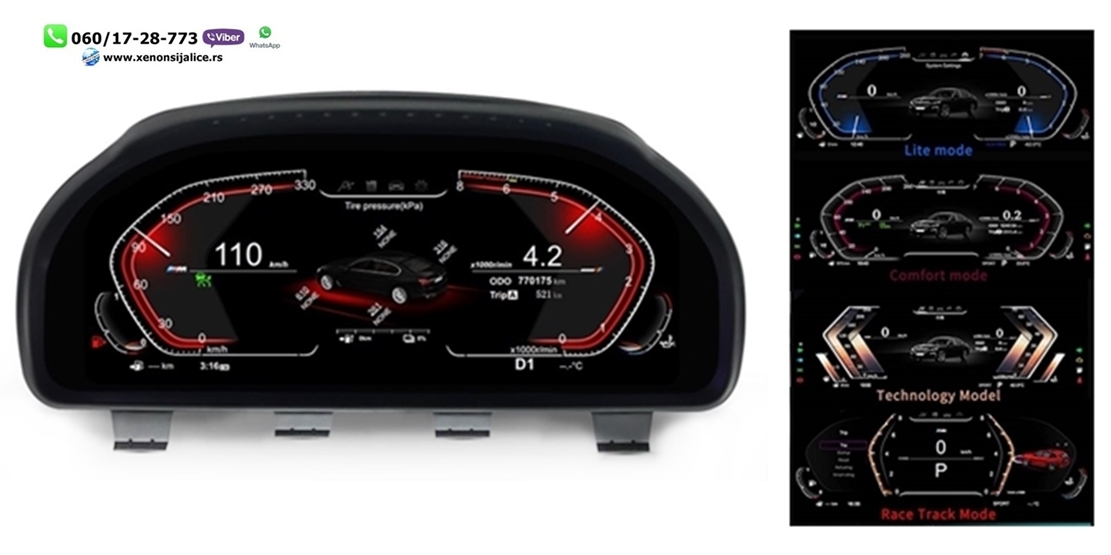 VIRTUELNA DIGITALNA TABLA BMW BMW 1 F20