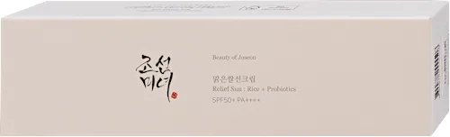 Beauty of Joseon
Relif Sun krema za zaštitu od sunca: pirinač + probiotici, SPF50+ PA++++, 50 ml