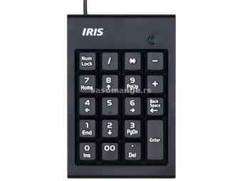 IRIS B-15 USB black numerical keyboard