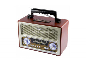 SAL Retro radio + BT bežični zvučnik, 4in1, FM, MP3, AUX - RRT 3B