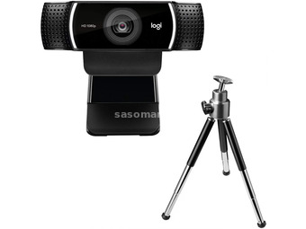 LOGITECH C922 HD Pro Stream HD webcamera 1080p Black