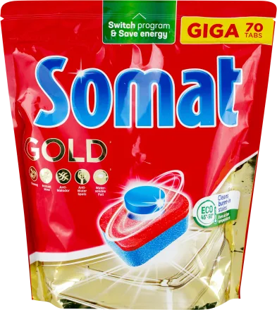 Somat
GOLD GIGA - tablete za mašinsko pranje posuđa, 70 kom