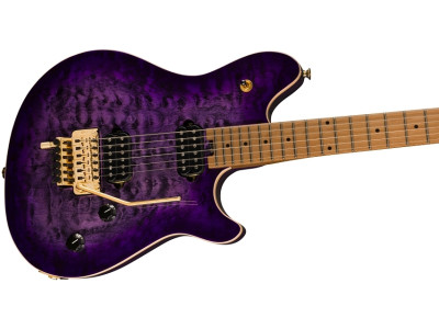 EVH Wolfgang Special QM Baked Maple Fingerboard Purple Burst