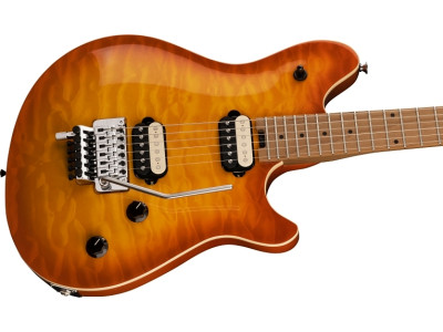 EVH Wolfgang Special QM Baked Maple FB Solar