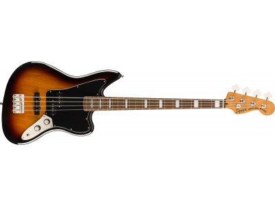 Squier By Fender Legacy Classic Vibe Jaguar® Bass, Laurel Fingerboard, 3-Color Sunburst