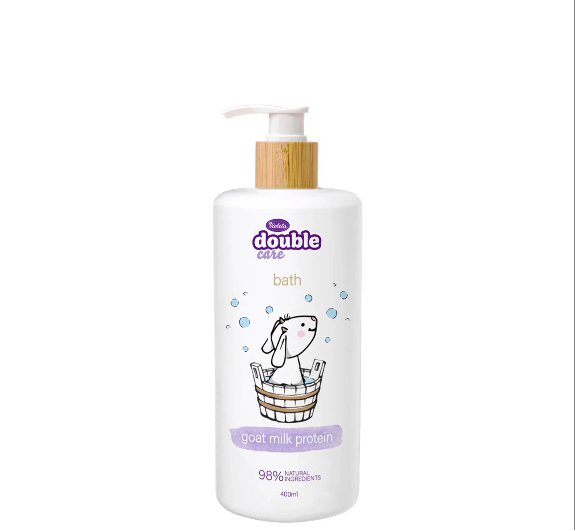 VIOLETA DOUBLE CARE BABY KUPKA 400ML PUMPICA