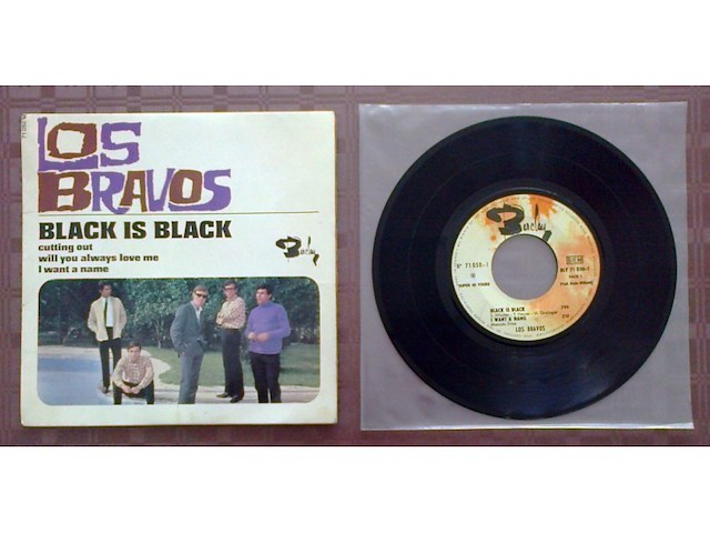 LOS BRAVOS - Black Is Black (EP) Made in France