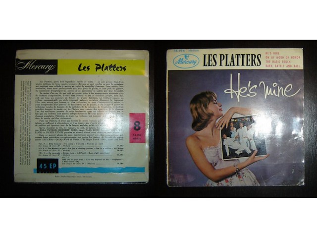 LES PLATTERS - 8 - He`s Mine (EP) Made in France