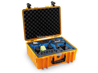 B-AND-W Koffer 6000 DJI FPV drone orange