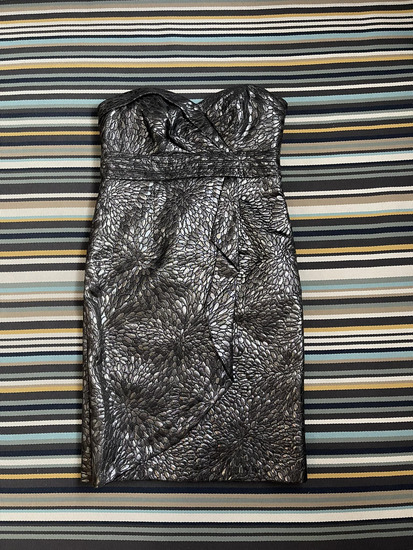 Debut original nova srebrna haljina M SNIZENJE