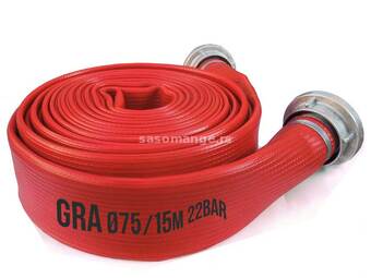 Crevo za vodu Vatrogasno 15m Gradac B 75mm 400161