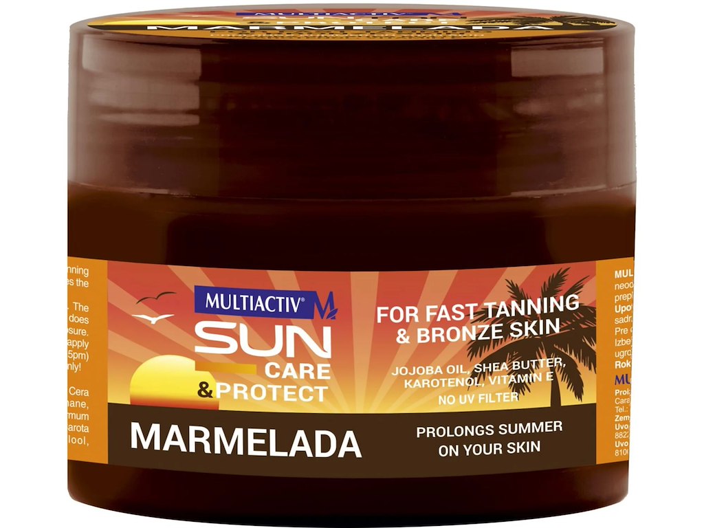 Multiactiv Marmelada za brzo tamnjenje Sun Care and Protect MINI 100ml