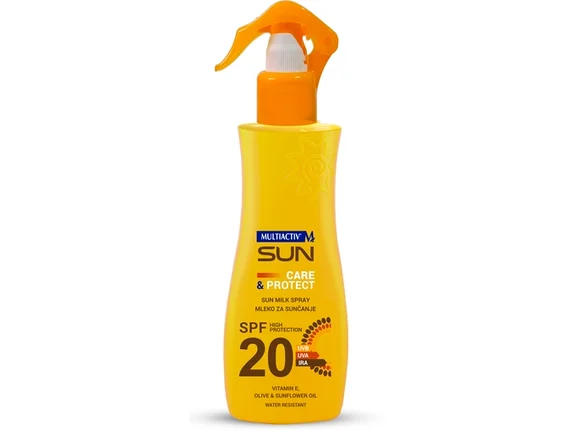 Multiactiv Mleko za sunčanje u spreju SPF 20 Sun Care and Protect 200ml