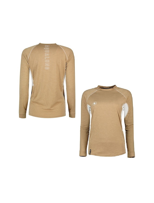 Rashguard LF majica dug rukav Beige/White