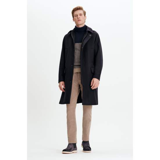 VAKKO NAVY BLUE COAT