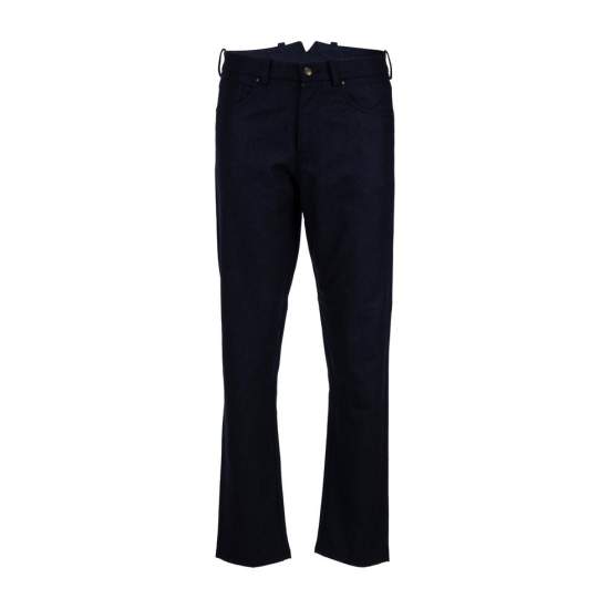 VAKKO BY BERWICH NAVY BLUE TROUSERS