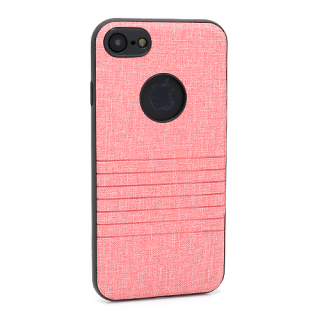 Futrola silikon Embossed za Iphone 7 roze