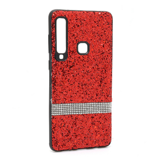 Futrola Glittering Stripe za Samsung A920F Galaxy A9 2018 crvena