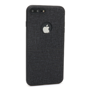 Futrola silikon Embossed za Iphone 7 Plus crna