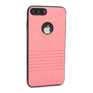 Futrola silikon Embossed za Iphone 7 Plus roze