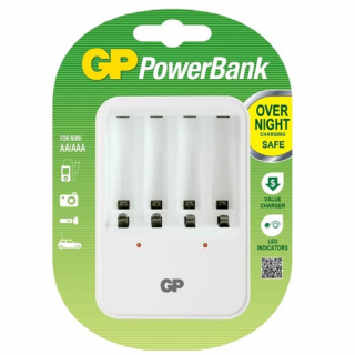 Punjac standardni PowerBank PB420GS-2UE1 za 4 baterije GP