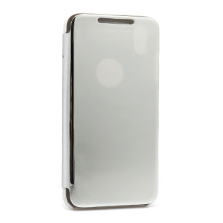 Futrola BI FOLD CLEAR VIEW za Iphone XS Max srebrna