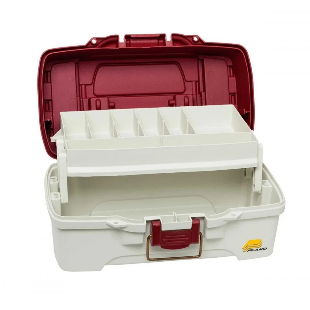 Plano ONE-TRAY TACKLE BOX RED METALIC/OF-WHITE (PMC620106)