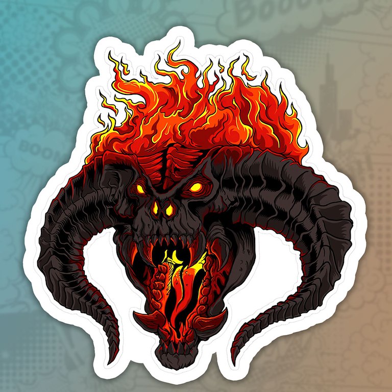 BALROG LOTR STIKER