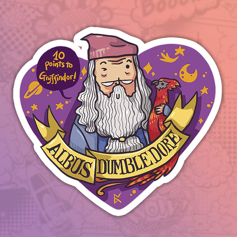 DUMBLEDOR 10 POINTS – HARRY POTTER STIKER