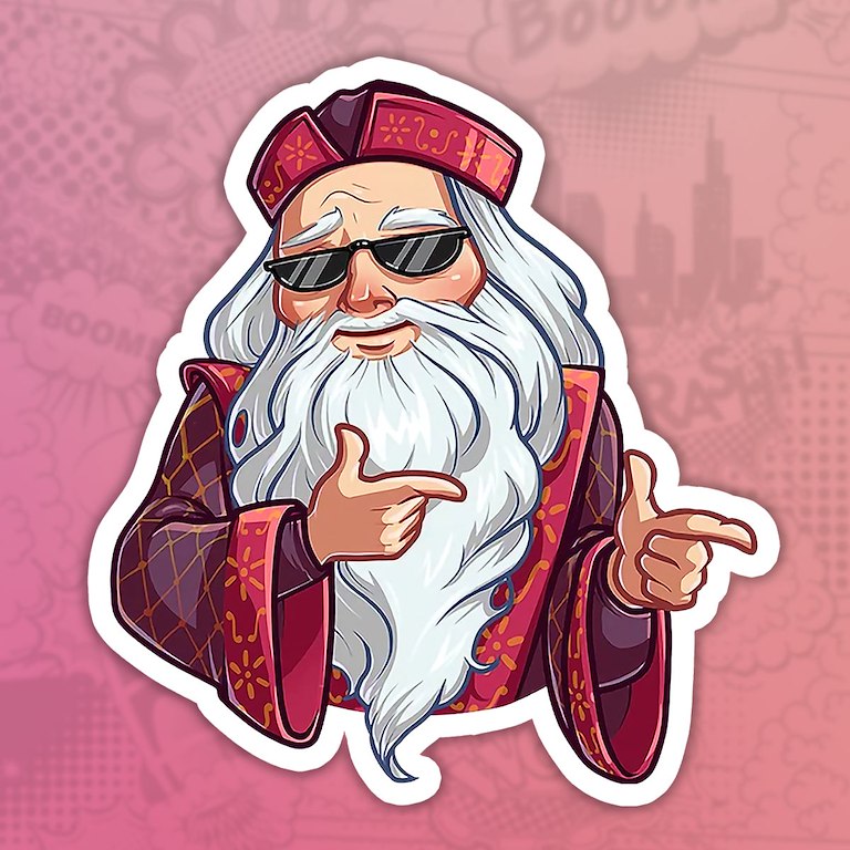 DUMBLEDORE – HARRY POTTER STIKER