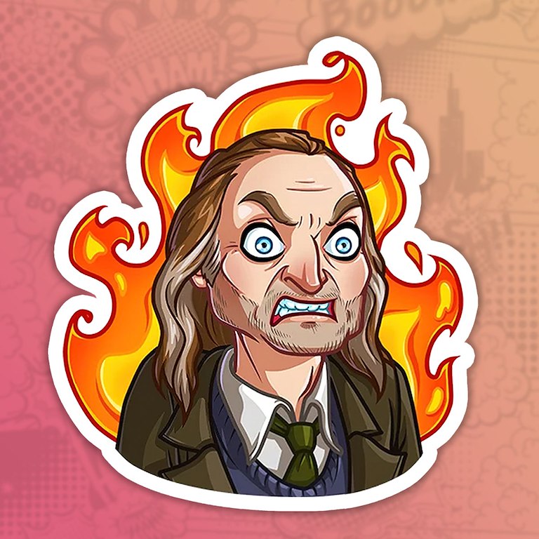 FILCH – HARRY POTTER STIKER